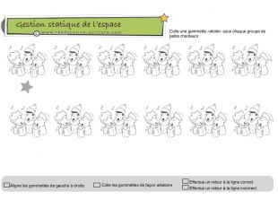 fichier de préparation à l'écriture cursive thème NOEL
