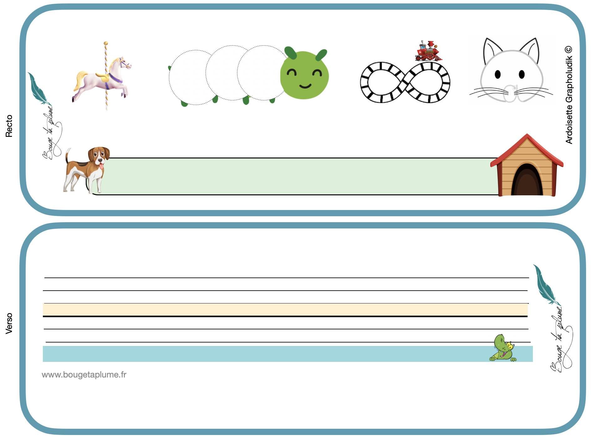 Trousse Grapho-ludik : Préparez les jeunes enfants à l'écriture cursive