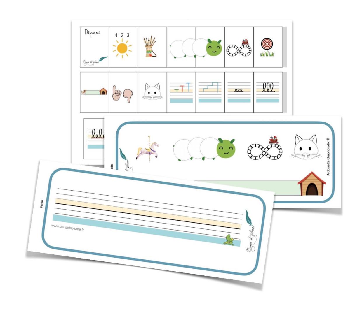 Trousse Grapho-ludik : Préparez les jeunes enfants à l'écriture cursive